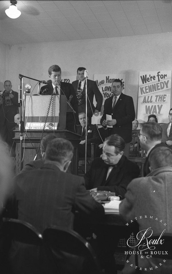 John F. Kennedy - 1960 Campaign Photograph - House of Roulx