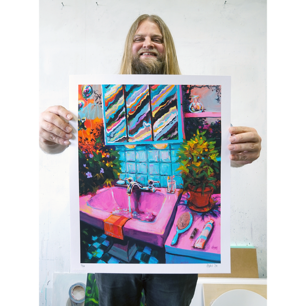 Adam J. O'Day "Pink Sink" - Archival Print, Limited Edition of 20 - 16 ...