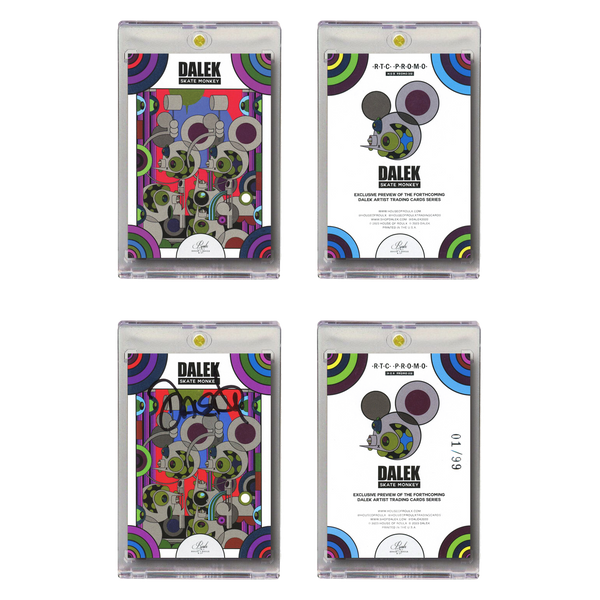 DALEK "SKATE MONKEY" - Trading Card & Sticker Pack - House of Roulx