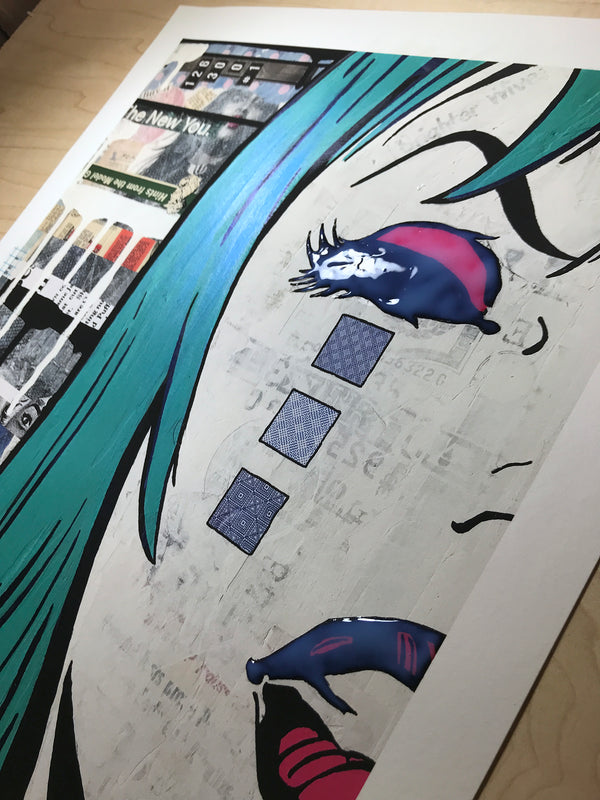 Joshua Horkey "The New You" - Hand-Embellished Edition of 5 - 14 x 17 ...