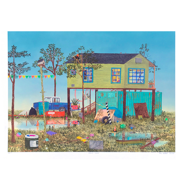 Max Seckel "Dream House" - Hand-Embellished Edition of 5 - 18 x 24 ...