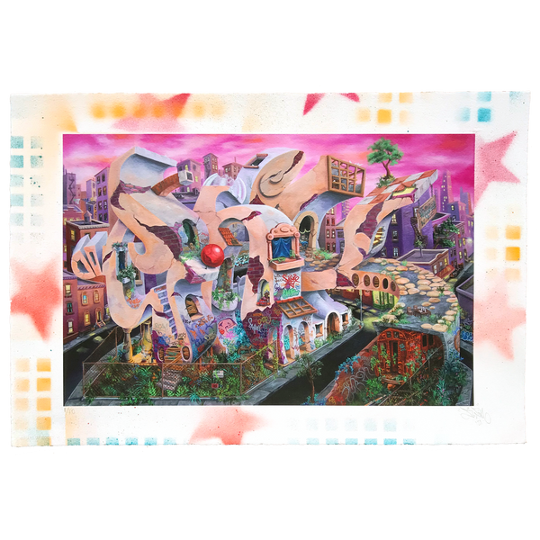 Lady Pink - "Ghetto Pink" - Hand-Embellished Edition of 10 - 13 x 19 ...