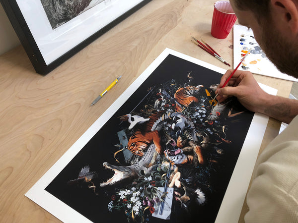 Jake Messing "Beasts and Beauty" - Hand-Embellished Variant, #3/3 - 15 ...