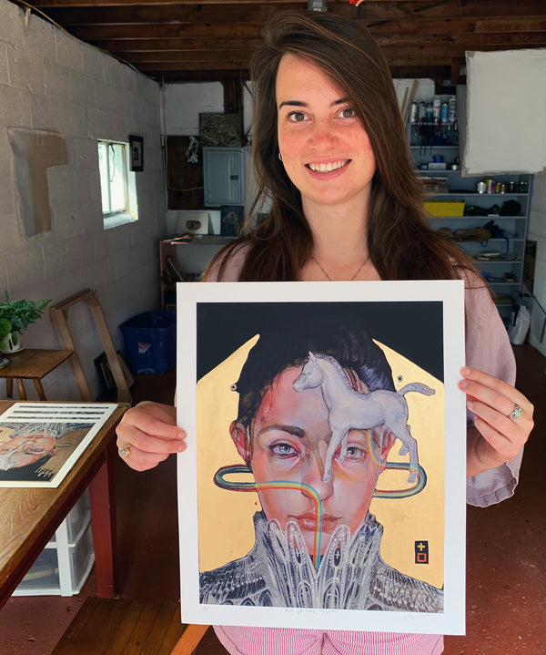 Nichole Rae Klein "Fill Up the Hollow" - Hand-Embellished Edition of 5 ...