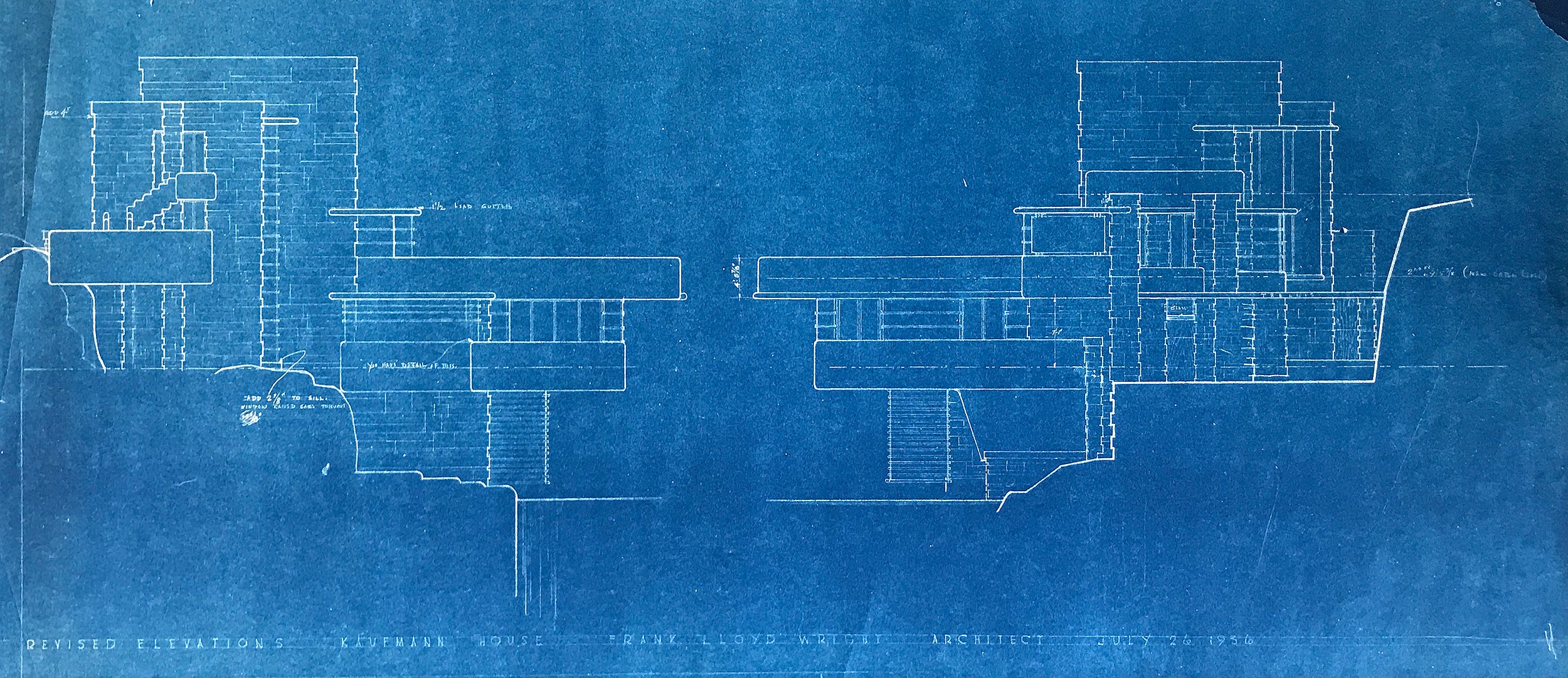 Frank Lloyd Wright Blueprints Oregon