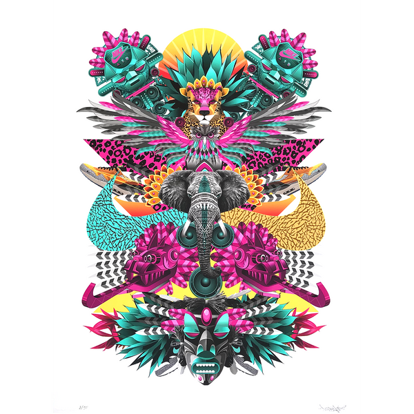 Marka27 "NATIVE FLOW" - Archival Print, Limited Edition of 30 - 18 x 2 ...