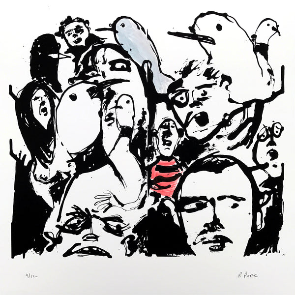 Russ Pope "Those Who Watch the News" - Hand-Embellished Edition of 12 ...