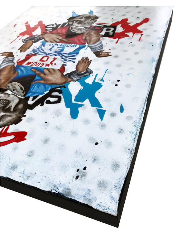 Tyler Whitlock "SINNER/SAINT" - Original Painting on Canvas - 16 x 20 ...