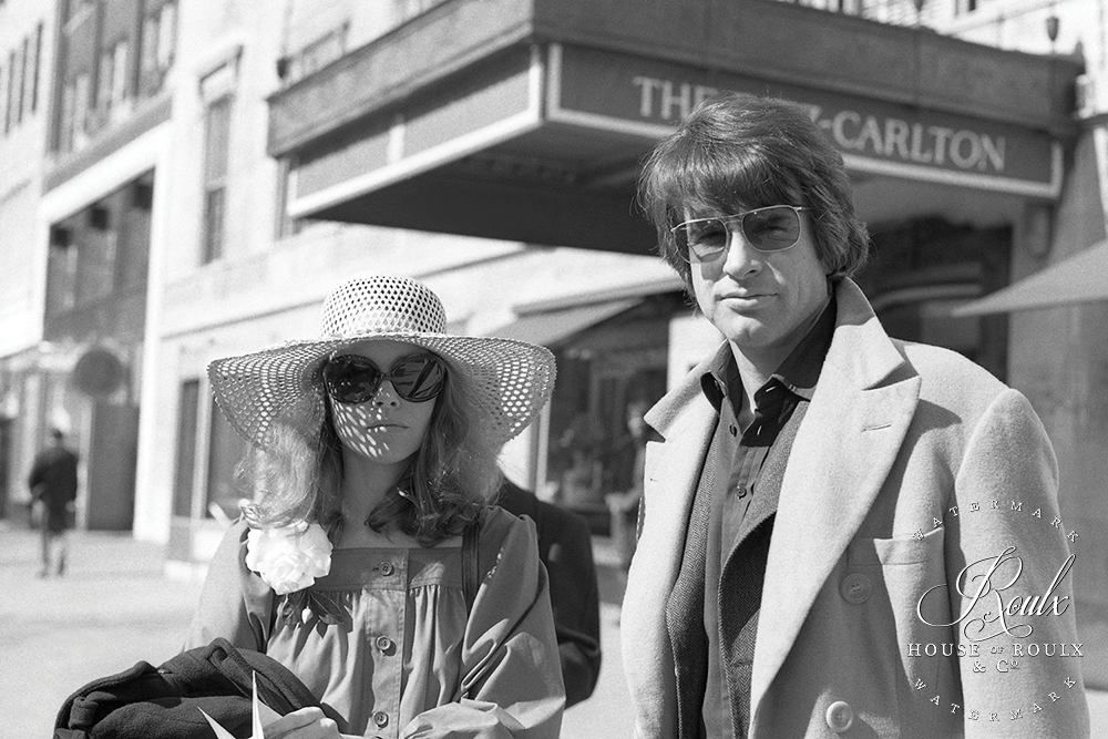 Warren Beatty & Michelle Phillips (by Peter Warrack) - Fine Art Print ...