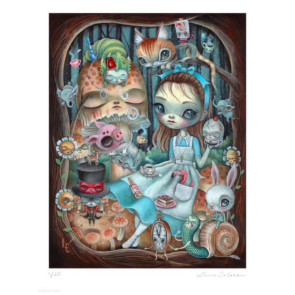 Laura Colors "The Magic of Wonderland" - Archival Print, Limited Editi ...