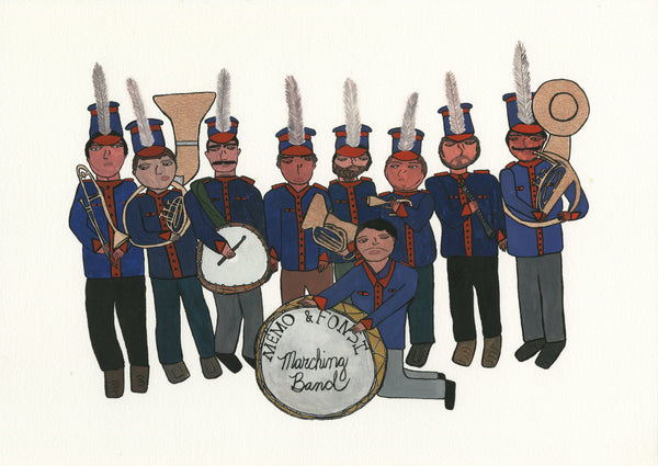 Jen Uman "Band" - Limited Edition, Archival Print - House of Roulx